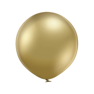 Belbal Gloss Balloon (Pack of 50) Gold (One Size)
