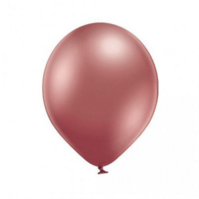 Belbal Latex Gloss Balloons (Pack of 100) Rose Gold (One Size)