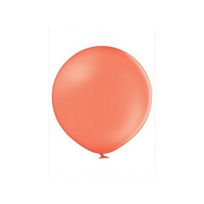 BELBAL PLAIN BALLOONS PASTEL CORAL (ONE SIZE)