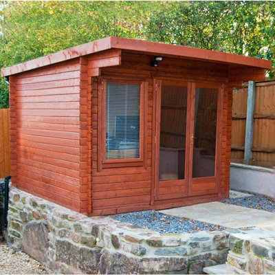 Belgravia 28 mm Log Cabin 10 x 10 Feet