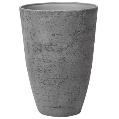 Beliani Industrial Plant Pot CAMIA 51 cm Grey