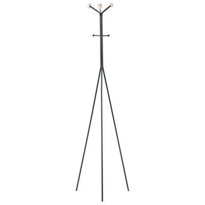 Beliani Minimalist Coat Stand ARNOT Black