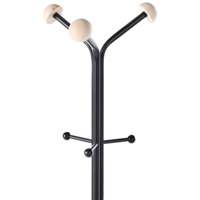 Beliani Minimalist Coat Stand ARNOT Black