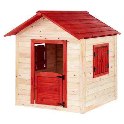 Beliani Modern Garden Playhouse PELOPIO Red