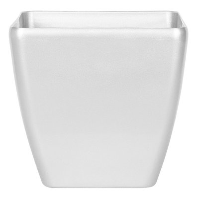 Beliani Modern Plant Pot ASTRAS 35 cm Silver