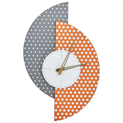 Beliani Modern Wall Clock CHALAIS 29 cm Grey