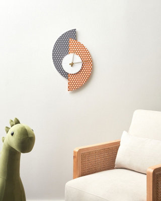 Beliani Modern Wall Clock CHALAIS 29 cm Grey