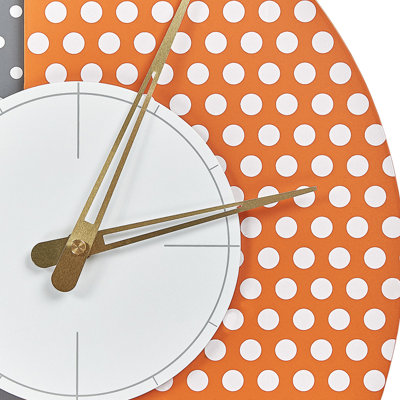 Beliani Modern Wall Clock CHALAIS 29 cm Grey