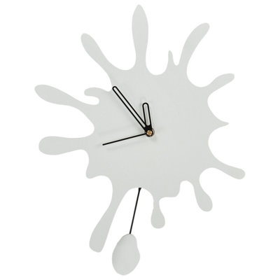Beliani Modern Wall Clock FULLY 27 cm White