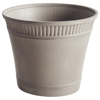 Beliani Rustic Plant Pot CISTUS 44 cm Grey