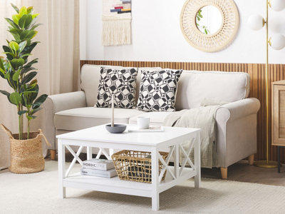 White scandi coffee table store