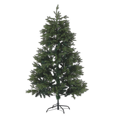 Beliani Traditional Christmas Tree HUXLEY Green