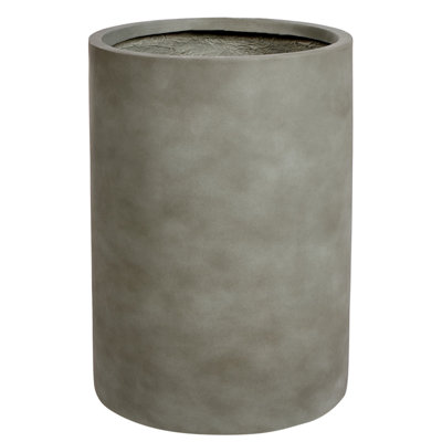 Beliani Traditional Plant Pot EUCOMMIA 36 cm Grey