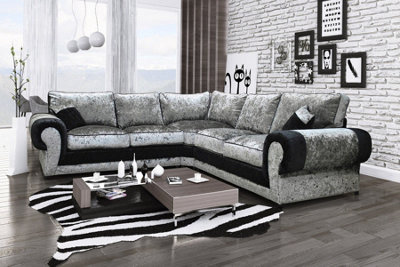 Bella Velvet Corner Sofa Suite