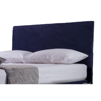Belledorm Faux Suede Headboard Cover Navy (Double)