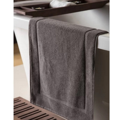 Belledorm Hotel Madison Bath Mat Slate (One Size) | DIY at B&Q