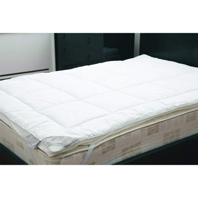 Belledorm Mulberry Silk Mattress Topper White (King)