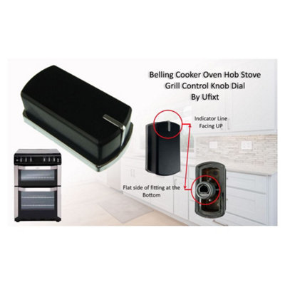 Belling Cooker Oven Hob Stove Grill Control Knob Dial 083240900 x 3 by Ufixt