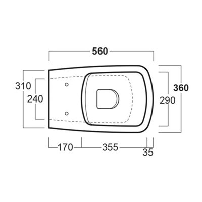 Bellio Rimless White Wall Hung Toilet