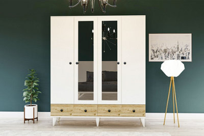 White pine wardrobe store
