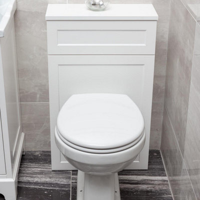 Belmont Traditional WC Unit in White