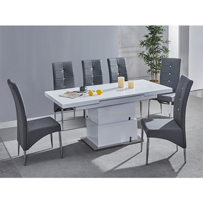 Belmonte Small Extending Dining Table Symphony Chairs And Bench | DIY ...