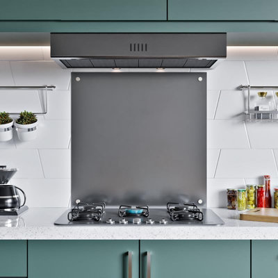 BELOFAY 60x60cm 1mm Thick Stainless Steel Splashback for Kitchen With ...