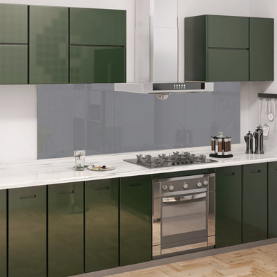 BELOFAY 60x70 Purple Glass Splashback for Kitchen 6mm Tempered Glass ...