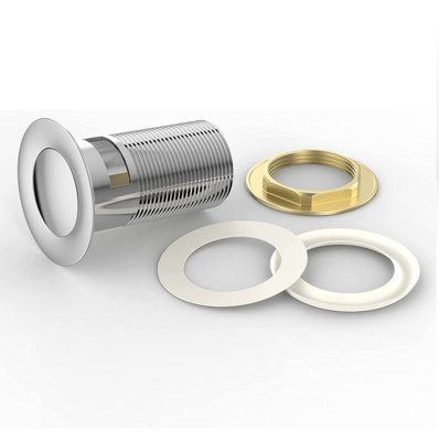 BELOFAY Pop Up Basin Waste Slotted Click Clack Bathroom Sink Plug in ...