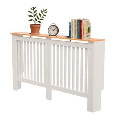 BELOFAY Radiator Cover White, stylish Compact Radiator Shelf with Top ...