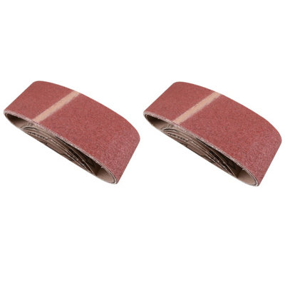 Belt Power Finger File Sander Abrasive Sanding Belts 410mm x 65mm 80 ...