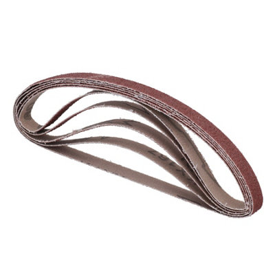 Belt Power Finger File Sander Abrasive Sanding Belts 457mm x 13mm 60 ...