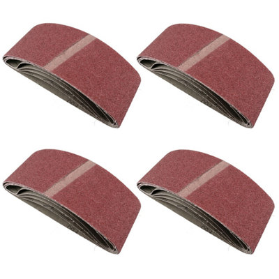 Belt Power Finger File Sander Abrasive Sanding Belts 457mm x 75mm 60 ...