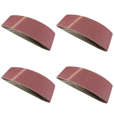 Belt Power Finger File Sander Abrasive Sanding Belts 533mm x 75mm 120 ...