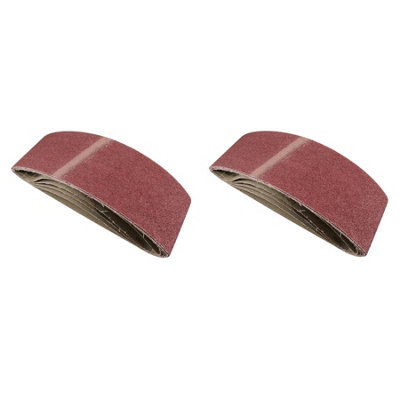 Belt Power Finger File Sander Abrasive Sanding Belts 533mm x 75mm 60 ...