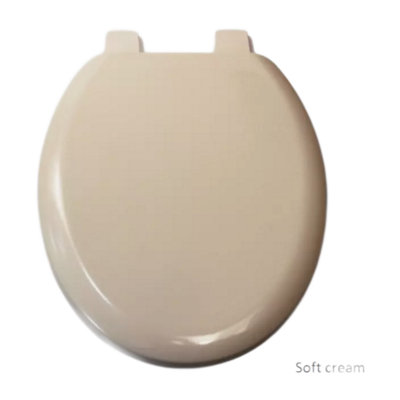 Bemis Soft Cream Wood Toilet Seat