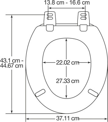 Bemis Soft Cream Wood Toilet Seat