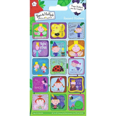 Ben And Hollys Little Kingdom Sparkle Reward Stickers Multicoloured ...