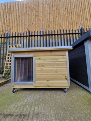 Benchmark Timber Cabin - 750 x 1145mm, Premium Wood Range