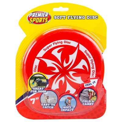 Bendy Skimmer Frisbee Outdoor Garden Toy Red