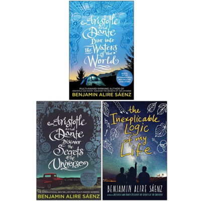 Benjamin Alire Saenz Collection 3 Books Set (Aristotle and Dante Dive ...
