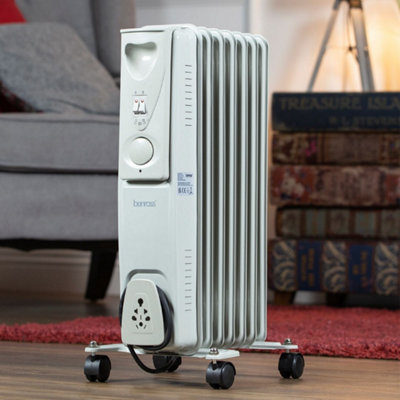 Benross 42690 Portable 7 Fin Oil Filled Radiator | DIY at B&Q