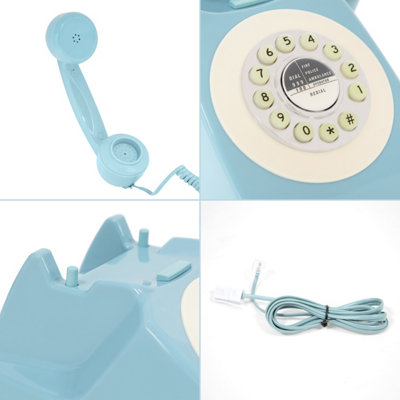 Benross Classic Retro Telephone - Blue
