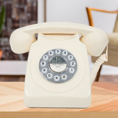 BENROSS CLASSIC RETRO TELEPHONE - CREAM