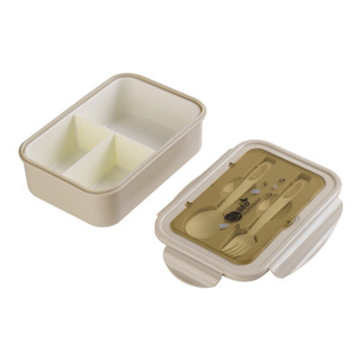 Bento Lunch Box 1400ML Container with Spoon and Fork, for Adults Kids ...