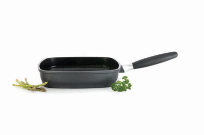 BergHOFF Eurocast 28cm Grill Pan with detachable handle, PFOA free, non ...