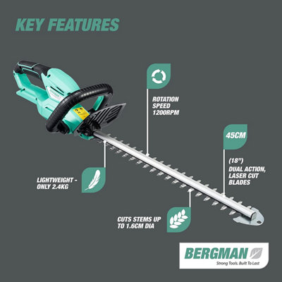 Gardenline hedge trimmer battery store