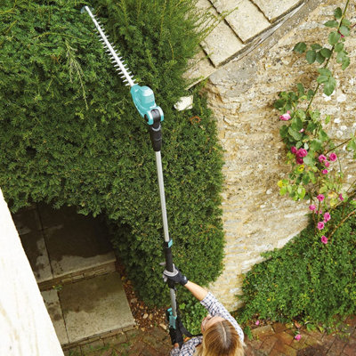 Bergman Interchange Cordless Telescopic Hedge Trimmer with 18V Battery ...
