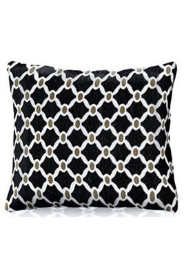 Berkeley Geometric Chennile Woven Cushion Cover