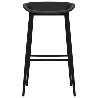 Berkfield 5 Piece Bar Set White and Black